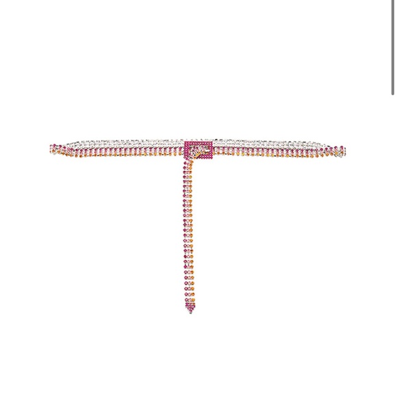 B-Low the Belt | Accessories | Nwt Pink Rhinestone Belt | Poshmark